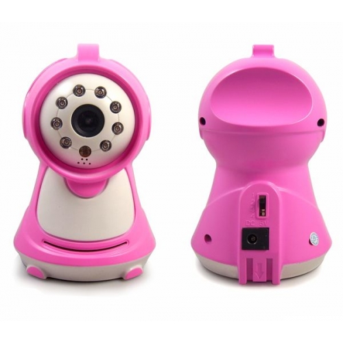 Pink Wireless 3.5" TFT Baby Monitor Camera with Night Vision and Remote ...