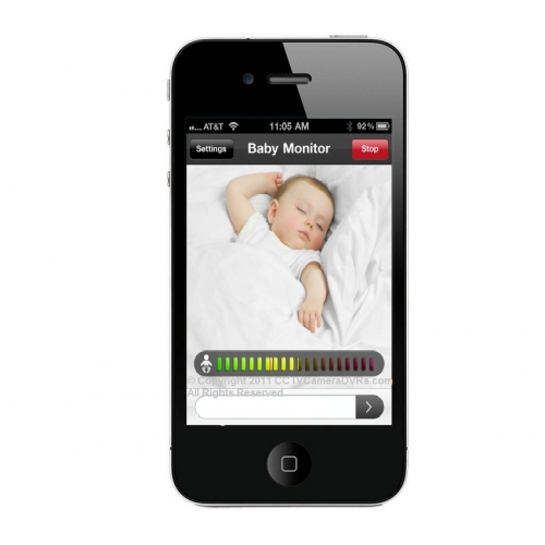 Home Use H.264 Pan-Tilt Wifi Wireless Baby Camera with Motion Detection ...