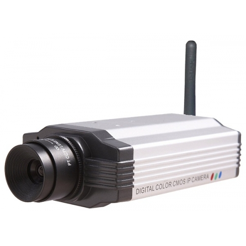 Wireless CMOS 300,000 Pixels Box IP Camera with Wifi E-mail Alert and ...