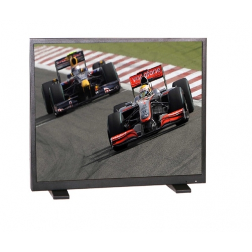 19’’ Free-Standing High Definition LCD CCTV Monitor HDMI Interface 2CH ...