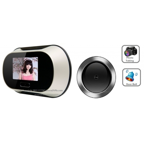 0.3 Mega Pixel 2.8-Inch LCD Peephole Camera Viewer with Auto Picturing ...