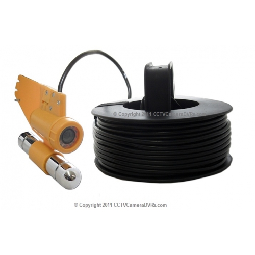 20M Meters 60FT Feet 420TVL SHARP CCD 6mm Underwater Scuba Camera with ...