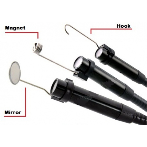 25M Meters 100 Feet FT 4 LED Waterproof Endoscope Borescope Snake ...